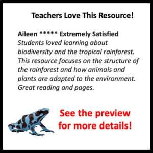 Rainforest Close Read: Habitat and Adaptations