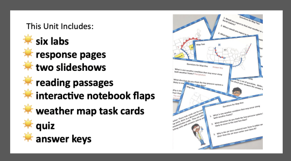 Air Pressure, Air Masses, and Weather Fronts Complete Unit