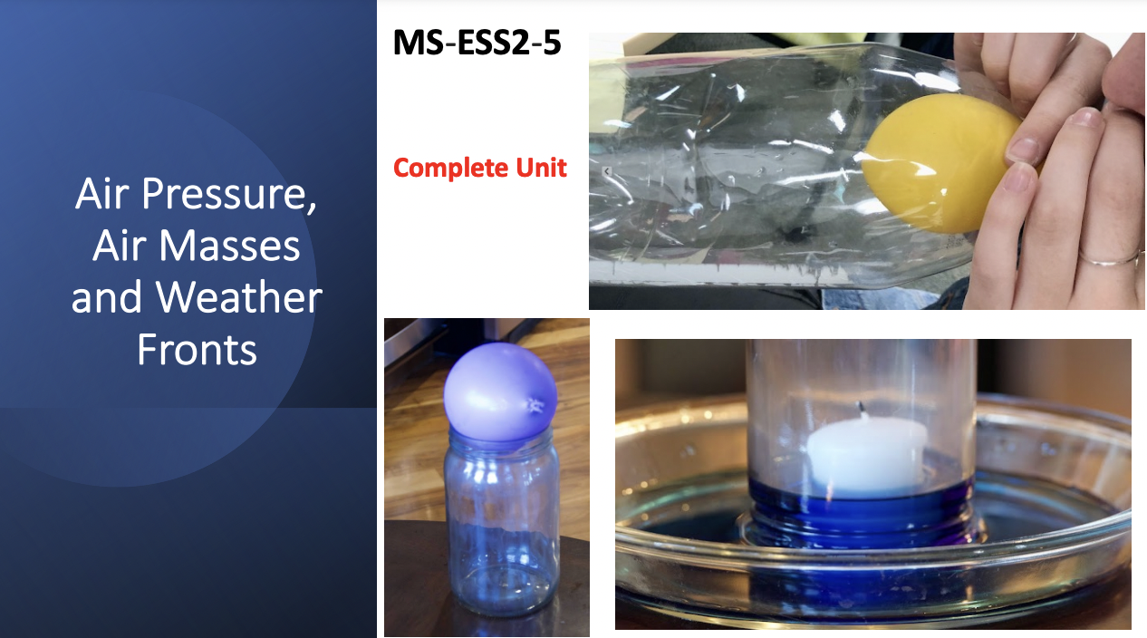 Air Pressure, Air Masses, and Weather Fronts Complete Unit