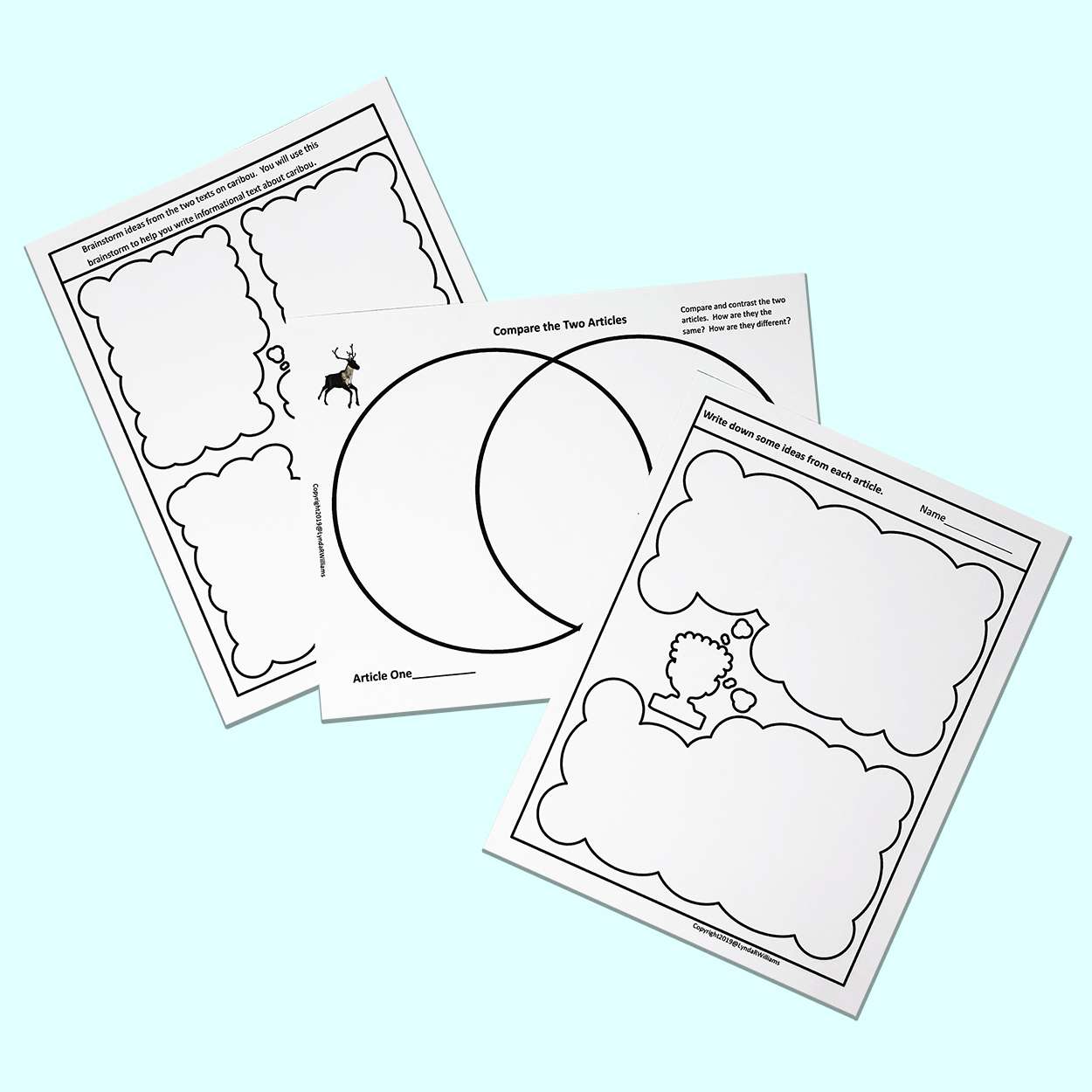 Reindeer Informational Text Reading Unit