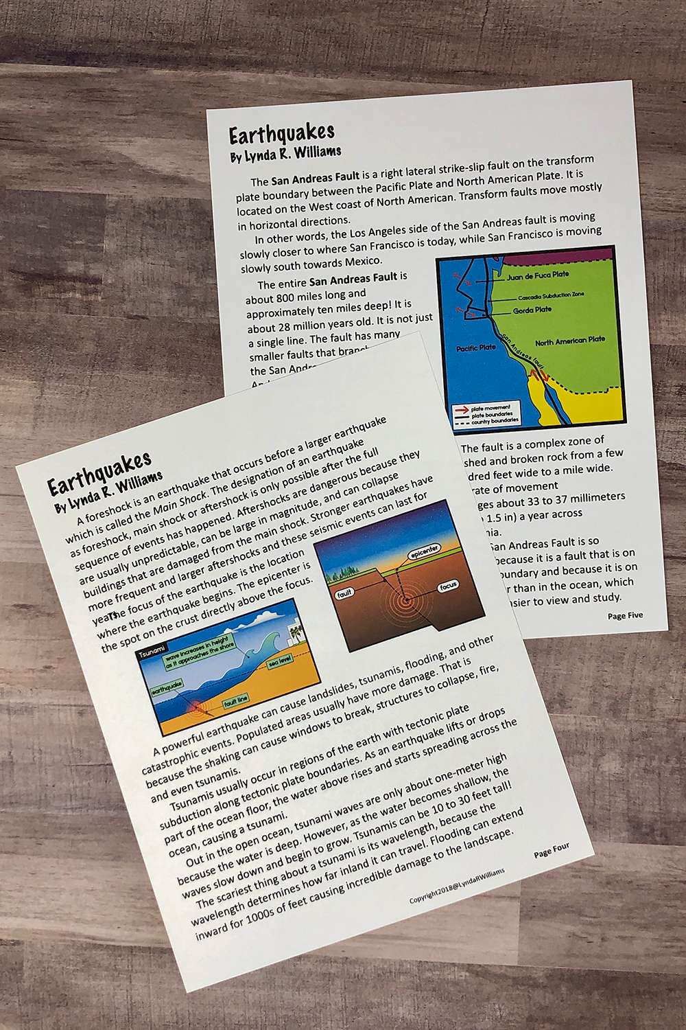 Earthquakes Complete Unit