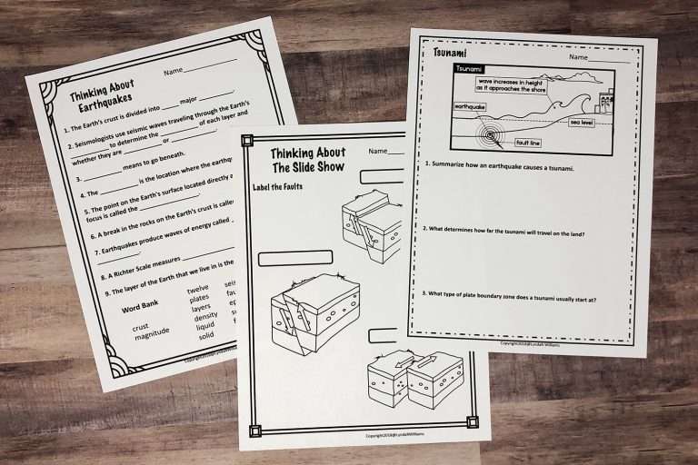Earthquakes Complete Unit