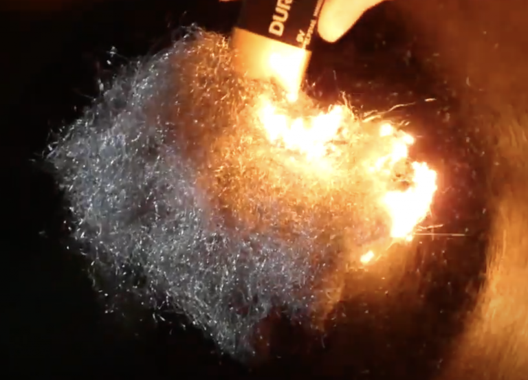 Combustion Reaction- Burning Steel Wool - Teaching Science with Lynda R ...