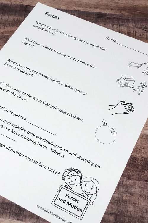 Balanced and Unbalanced Forces Third Grade Science Unit