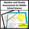 NGSS Middle School Weather Assessment