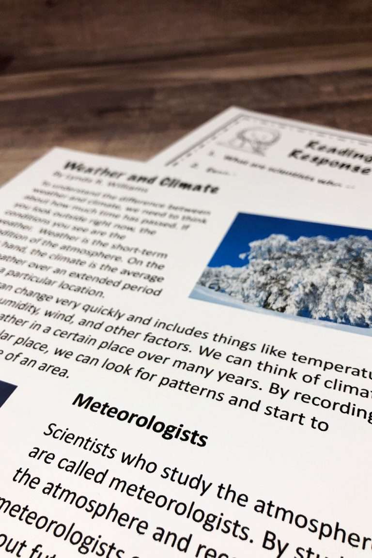 Weather and Climate for Third Grade