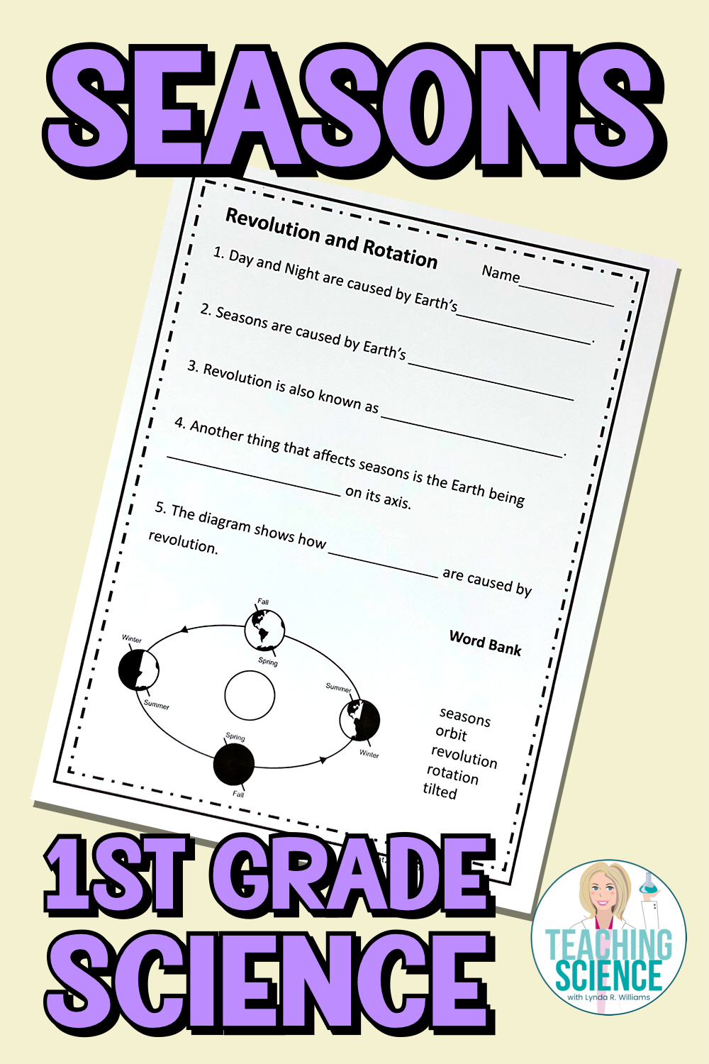 Seasons and Daylight Patterns First Grade