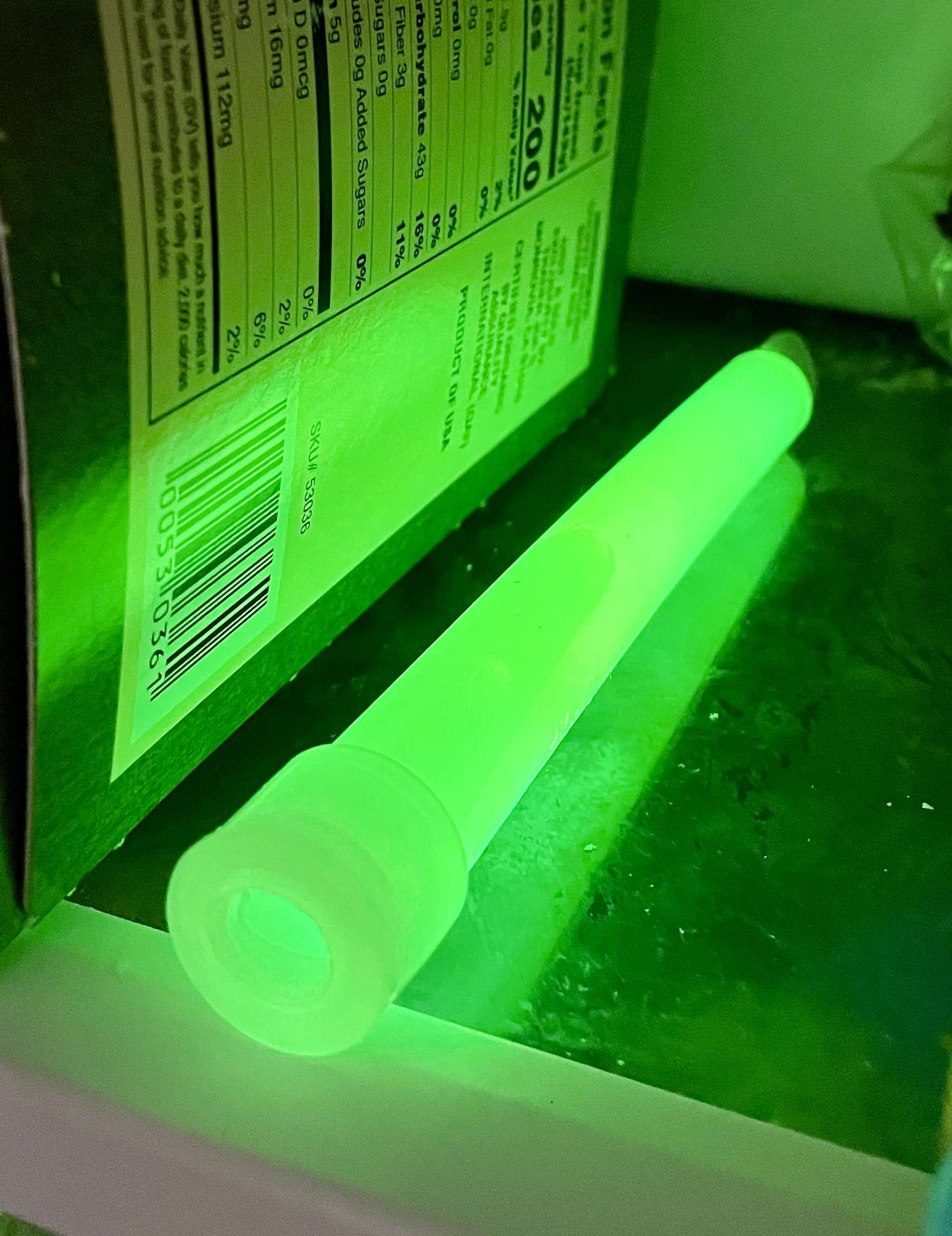 FREE Science Experiment with Glow Sticks