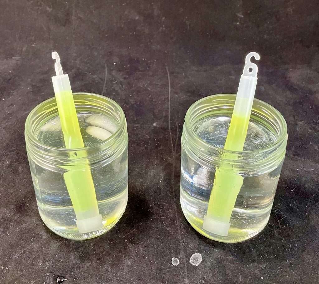 FREE Science Experiment with Glow Sticks