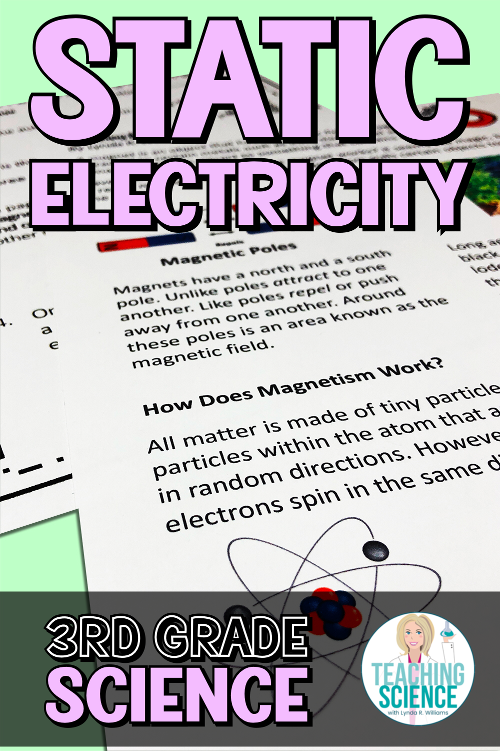 Static Electricity, Magnetism, & Cause and Effect Relationships for 3rd ...
