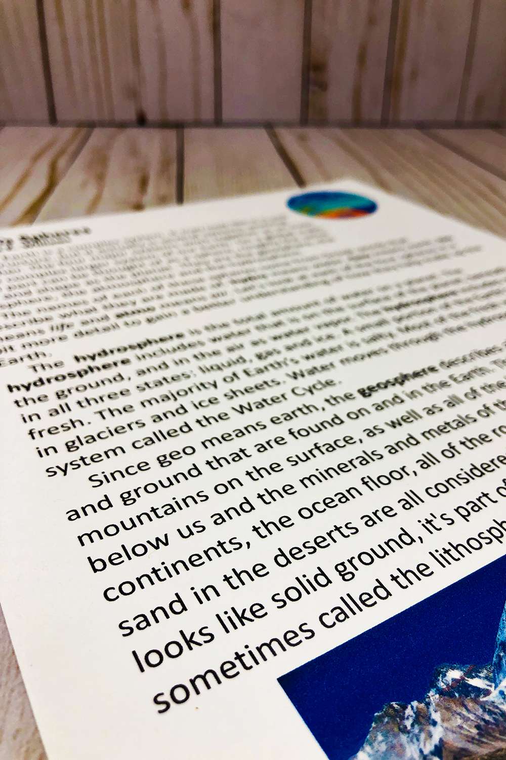 Earth's Spheres and Sphere Interaction - 5th Grade Science Unit ...