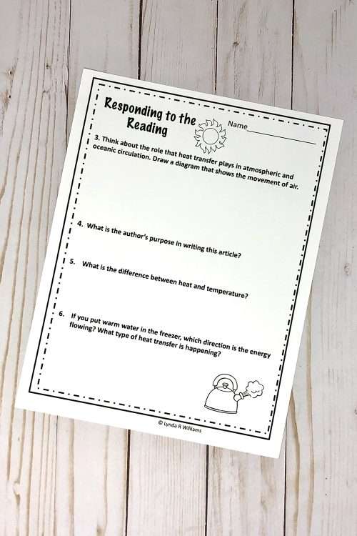 Thermal Energy & Heat Transfer - Middle School Science Unit - Teaching ...