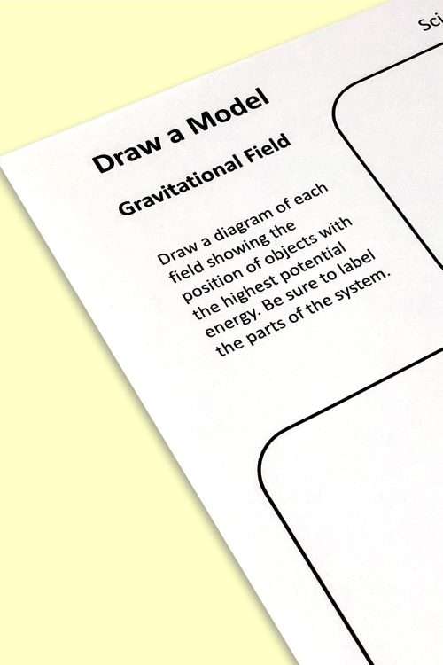 Potential energy objects interacting at a distance