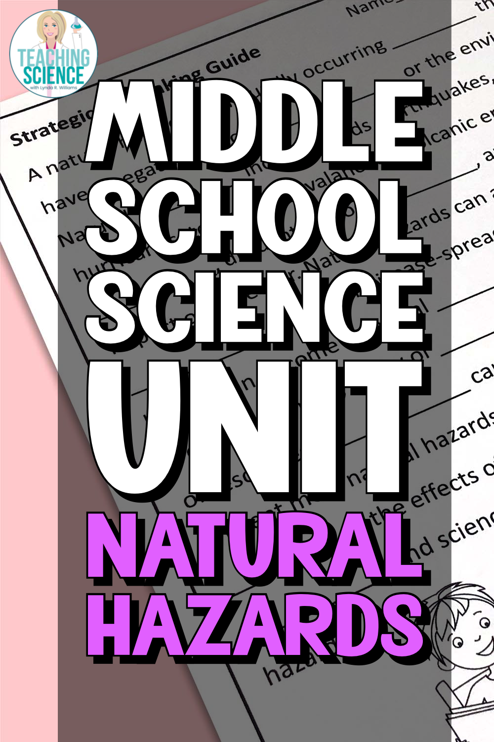 Natural Hazards Analyzing Data Middle School Science