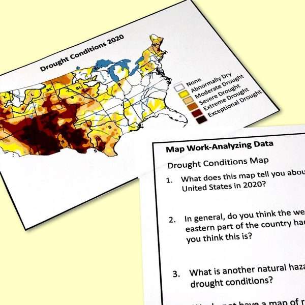 Natural Hazards Analyzing Data Middle School Science