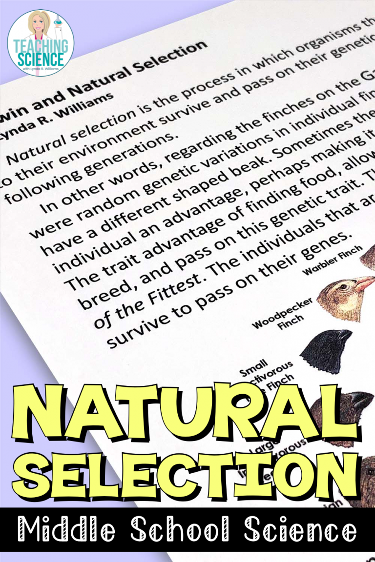 Natural Selection Middle School Science