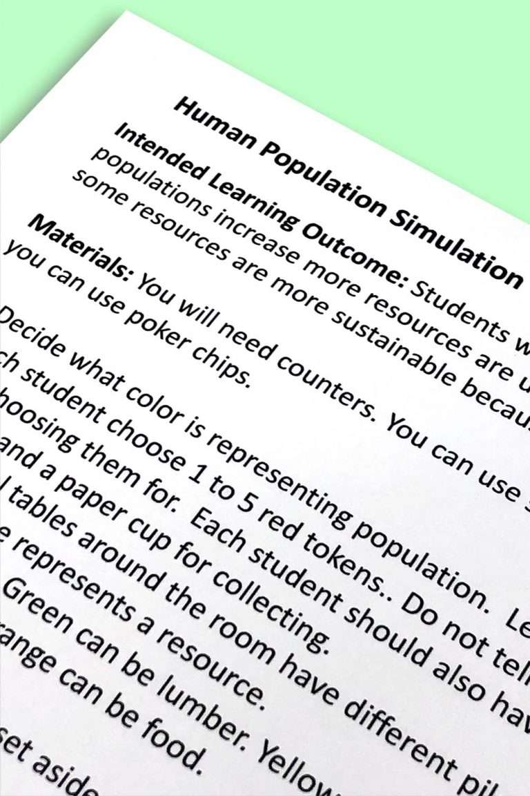 Human Population and Resource Consumption