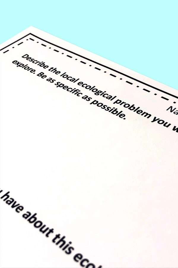 Ecological Problem Research Project for Middle School Science Standard ...