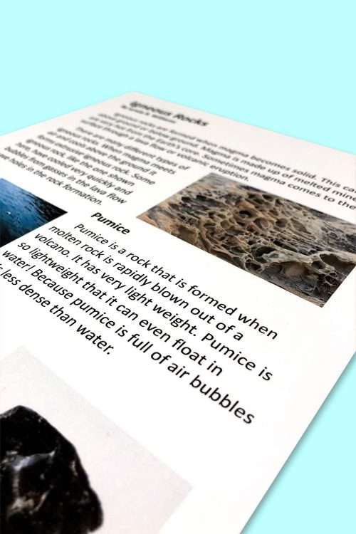 The Rock Cycle Middle School Science Unit