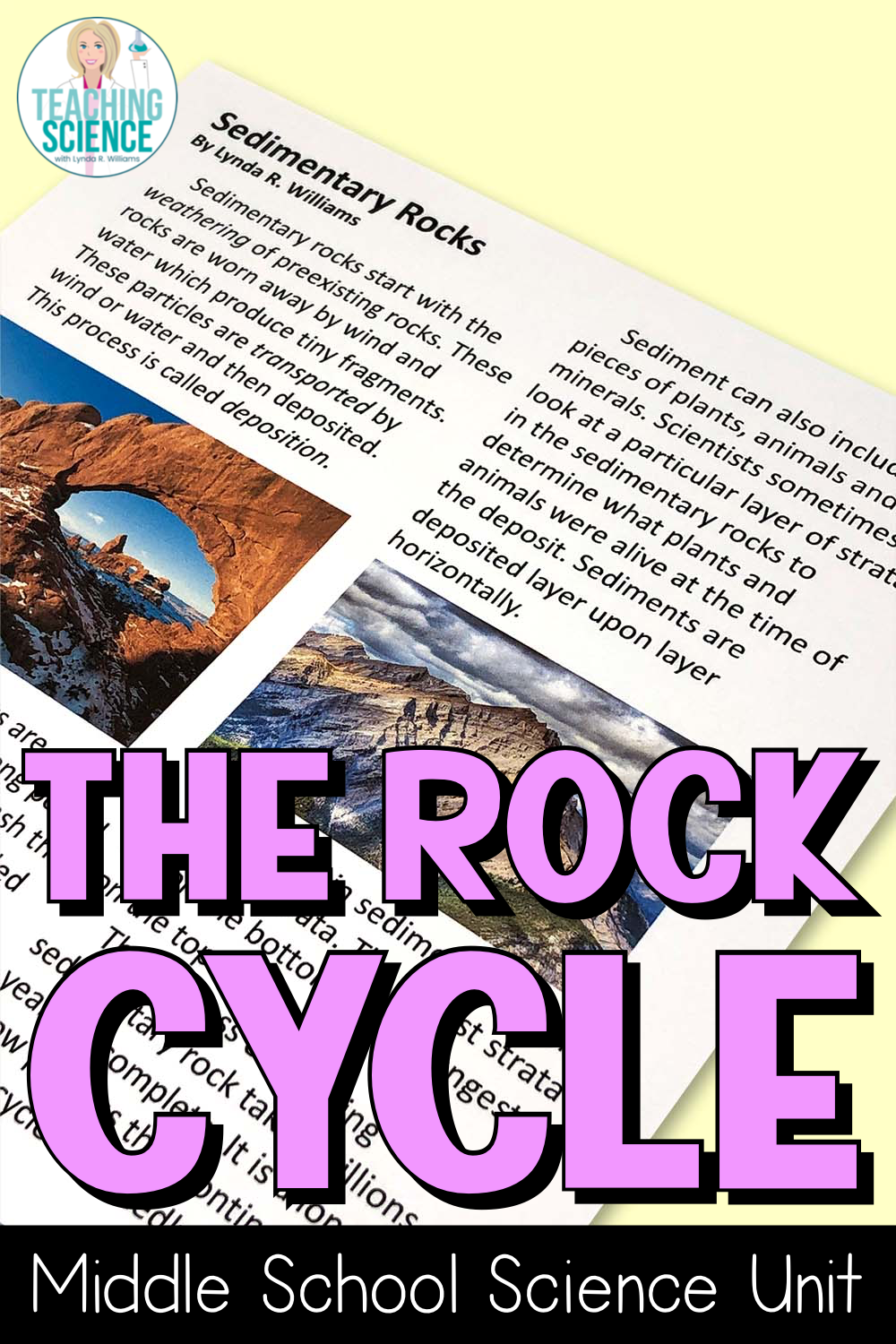 The Rock Cycle Middle School Science Unit