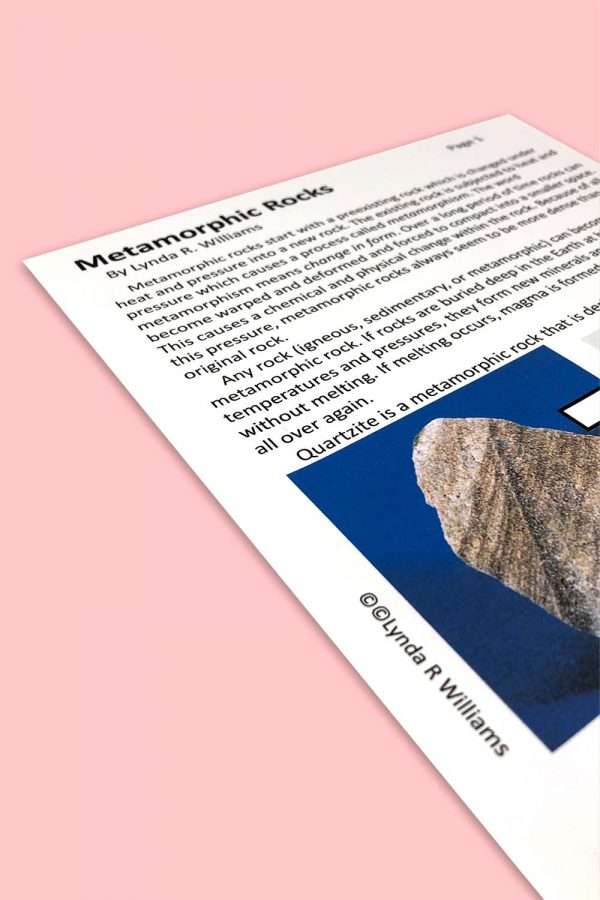 The Rock Cycle Middle School Science Unit