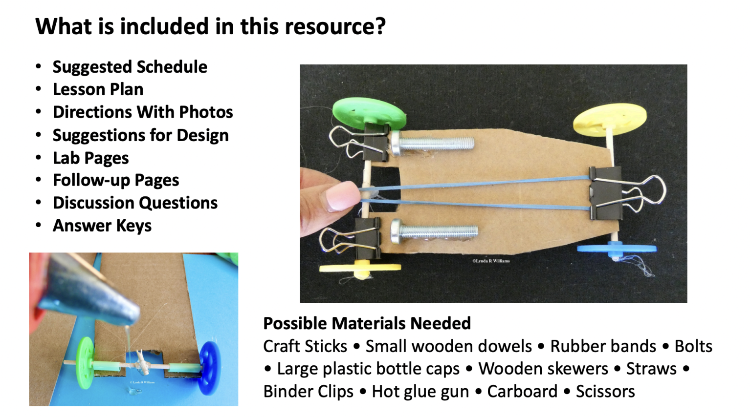 Rubber Band Car STEM Challenge