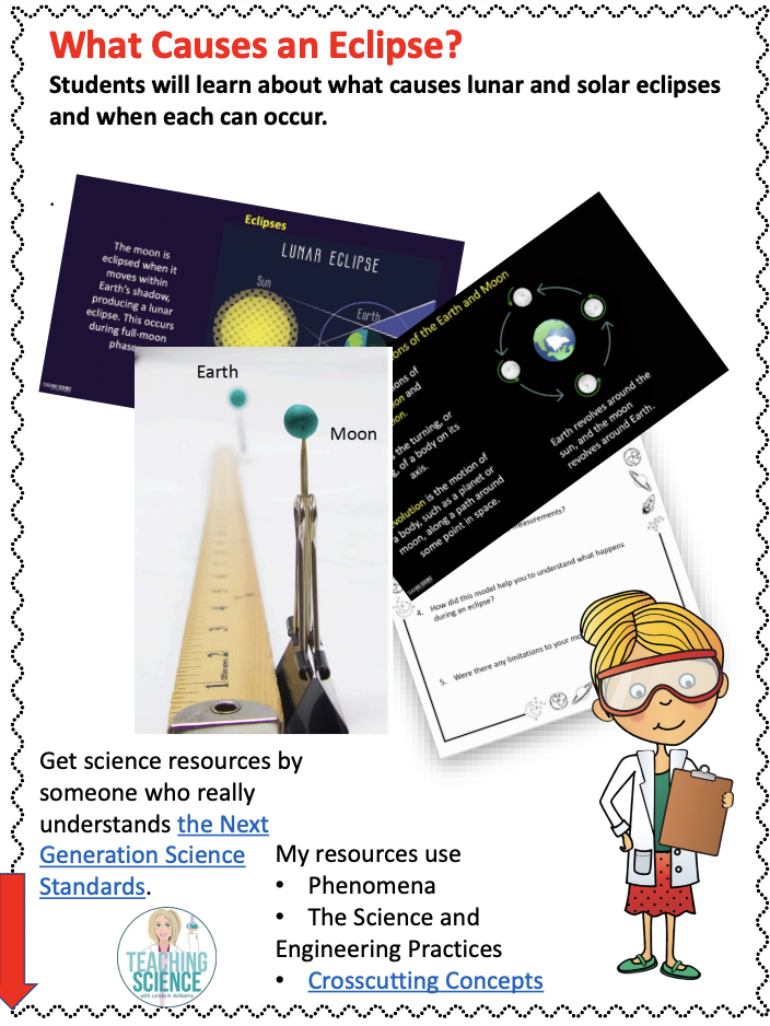 Solar and Lunar Eclipses Middle School Science Unit
