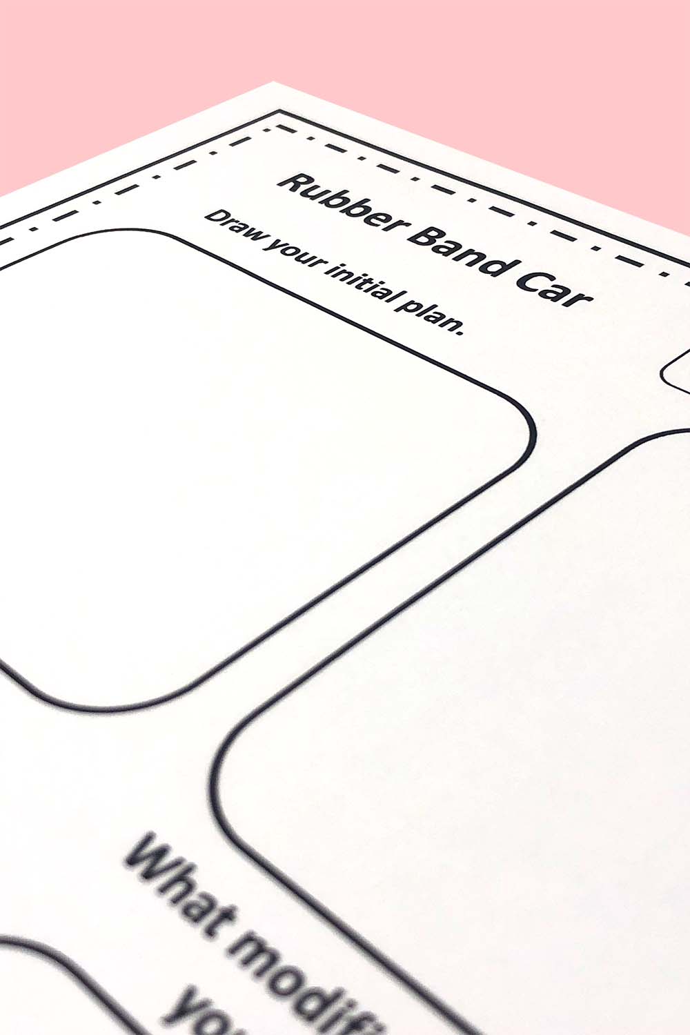 Build a Rubber Band Car STEM Challenge