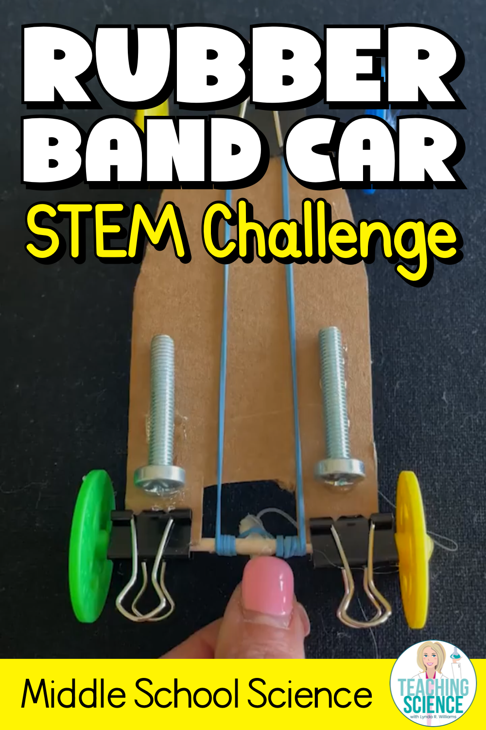 Build a Rubber Band Car STEM Challenge
