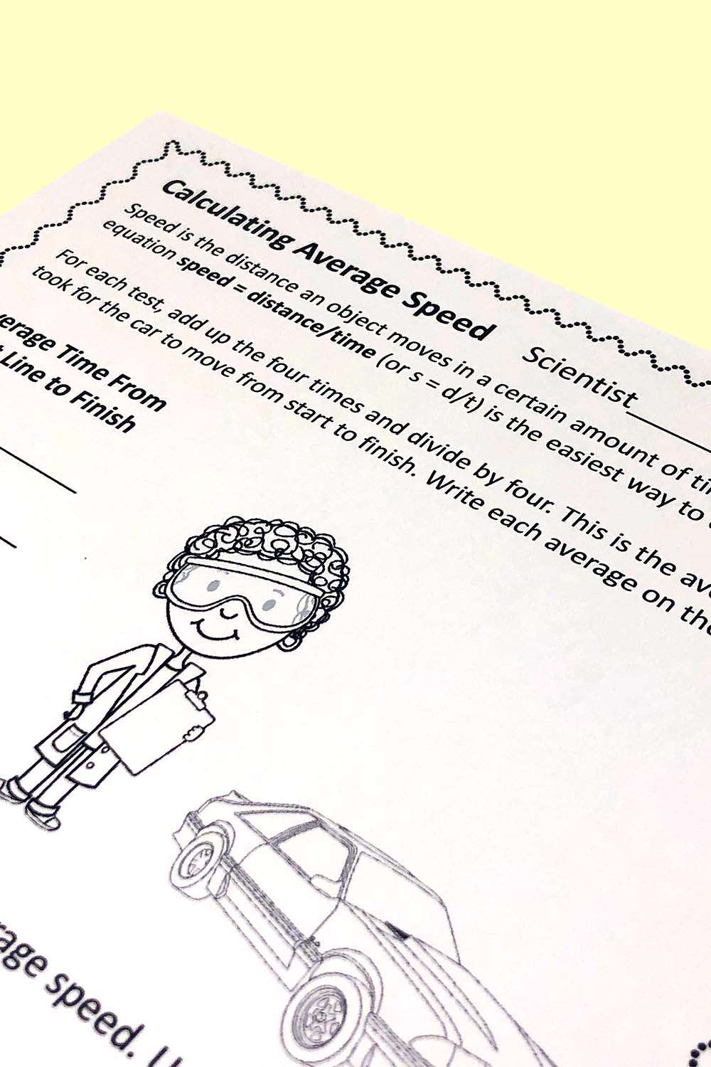 Newton's Three Laws of Motion & Calculating Speed