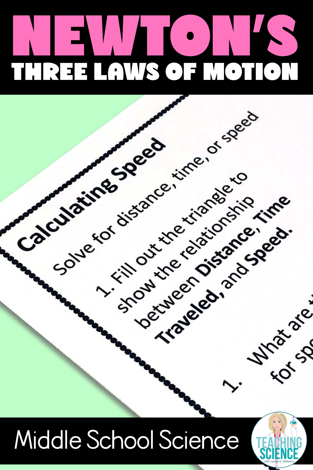 Newton's Three Laws of Motion & Calculating Speed