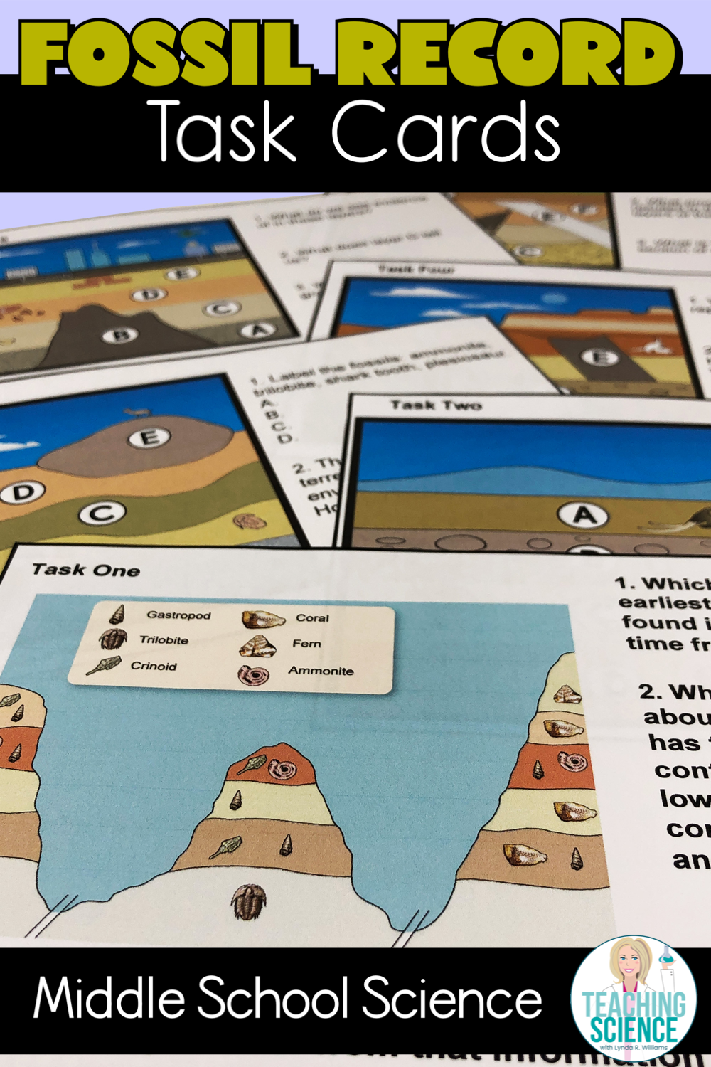 Fossil Record Task Cards