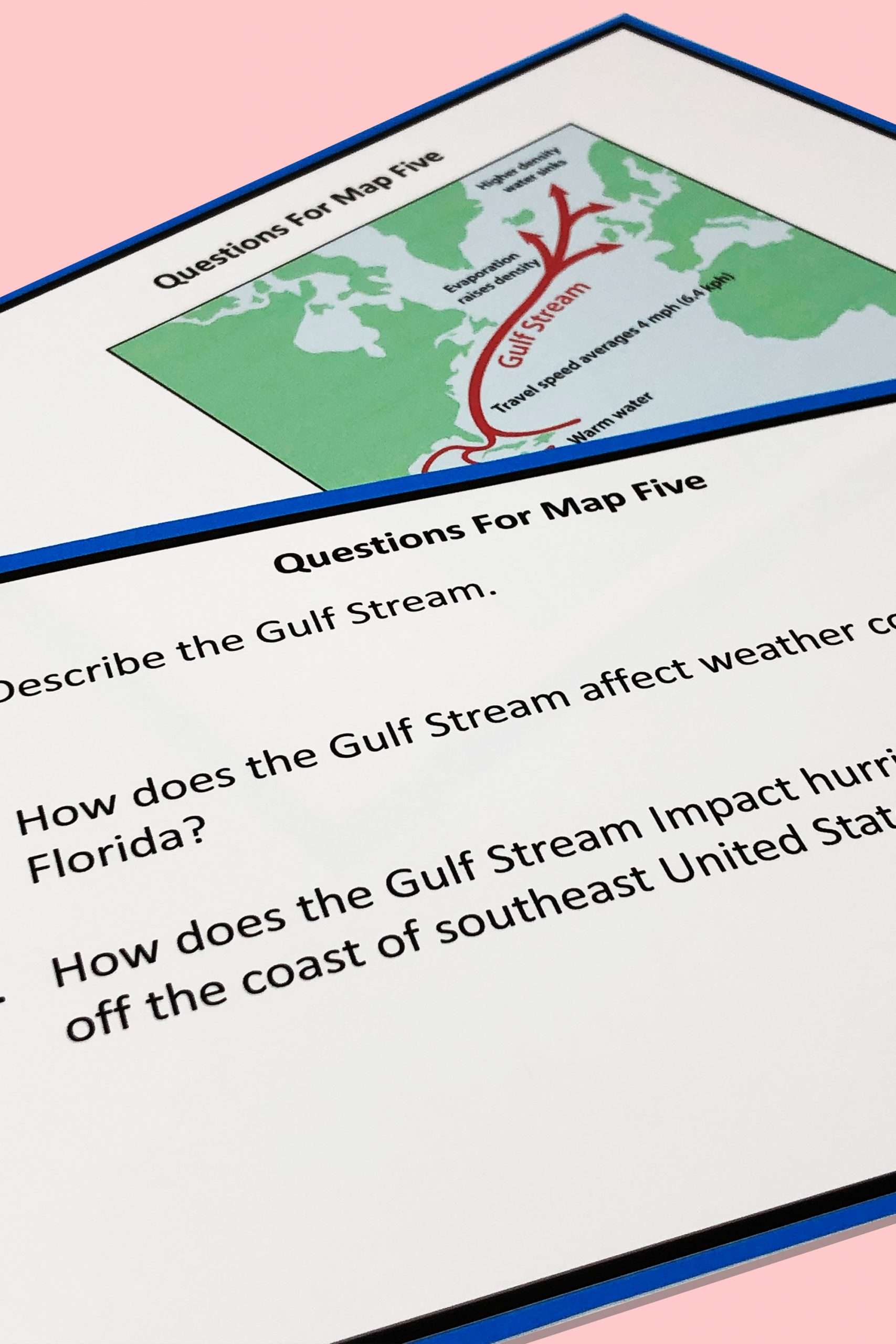 Weather Maps Science Task Cards
