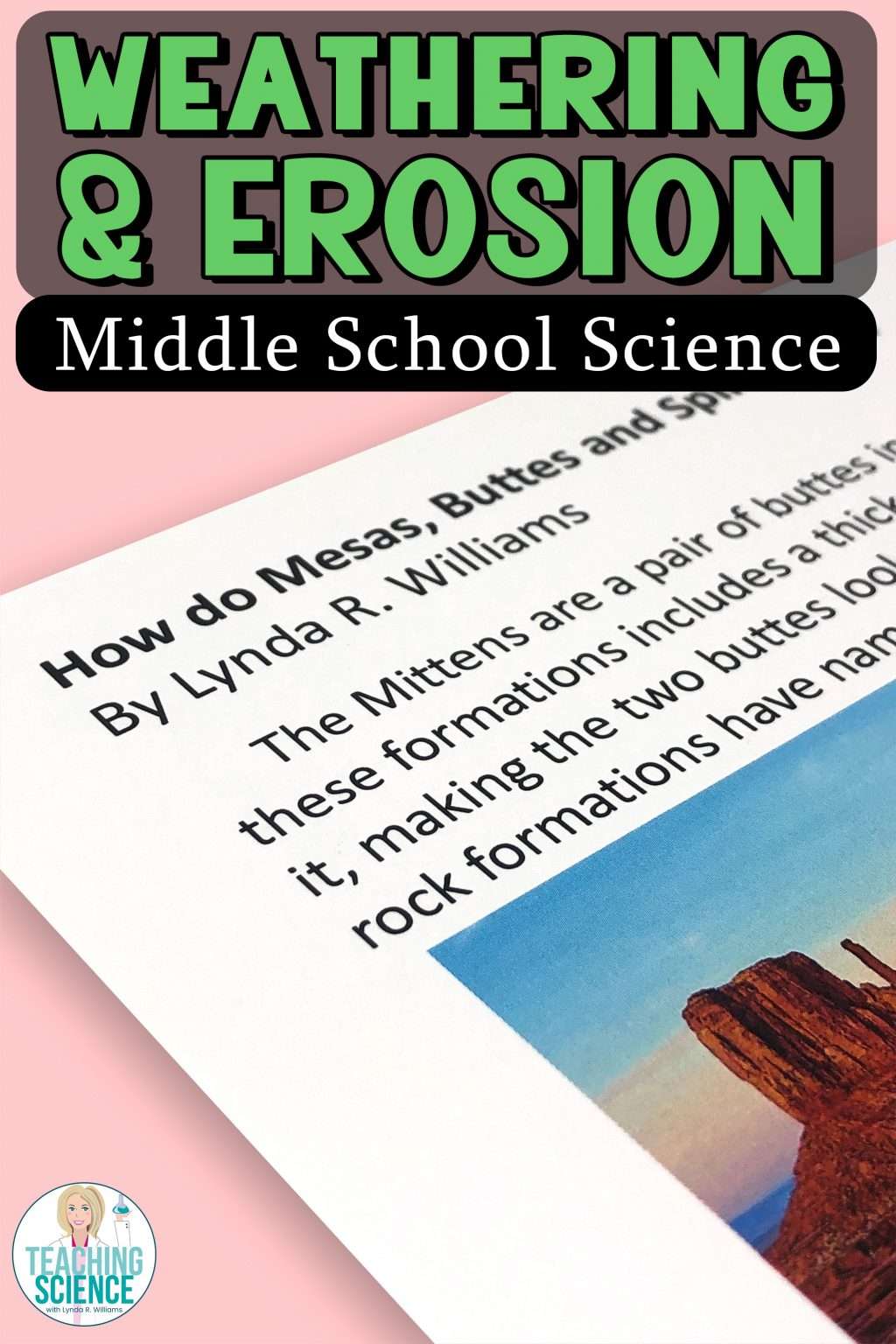 Weathering and Erosion Unit for Middle School Science