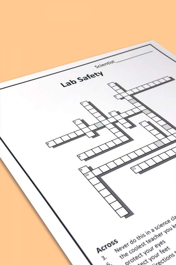 Science Lab Safety for Upper Elementary and Middle School Science