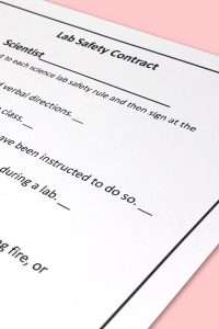 Science Lab Safety for Upper Elementary and Middle School Science