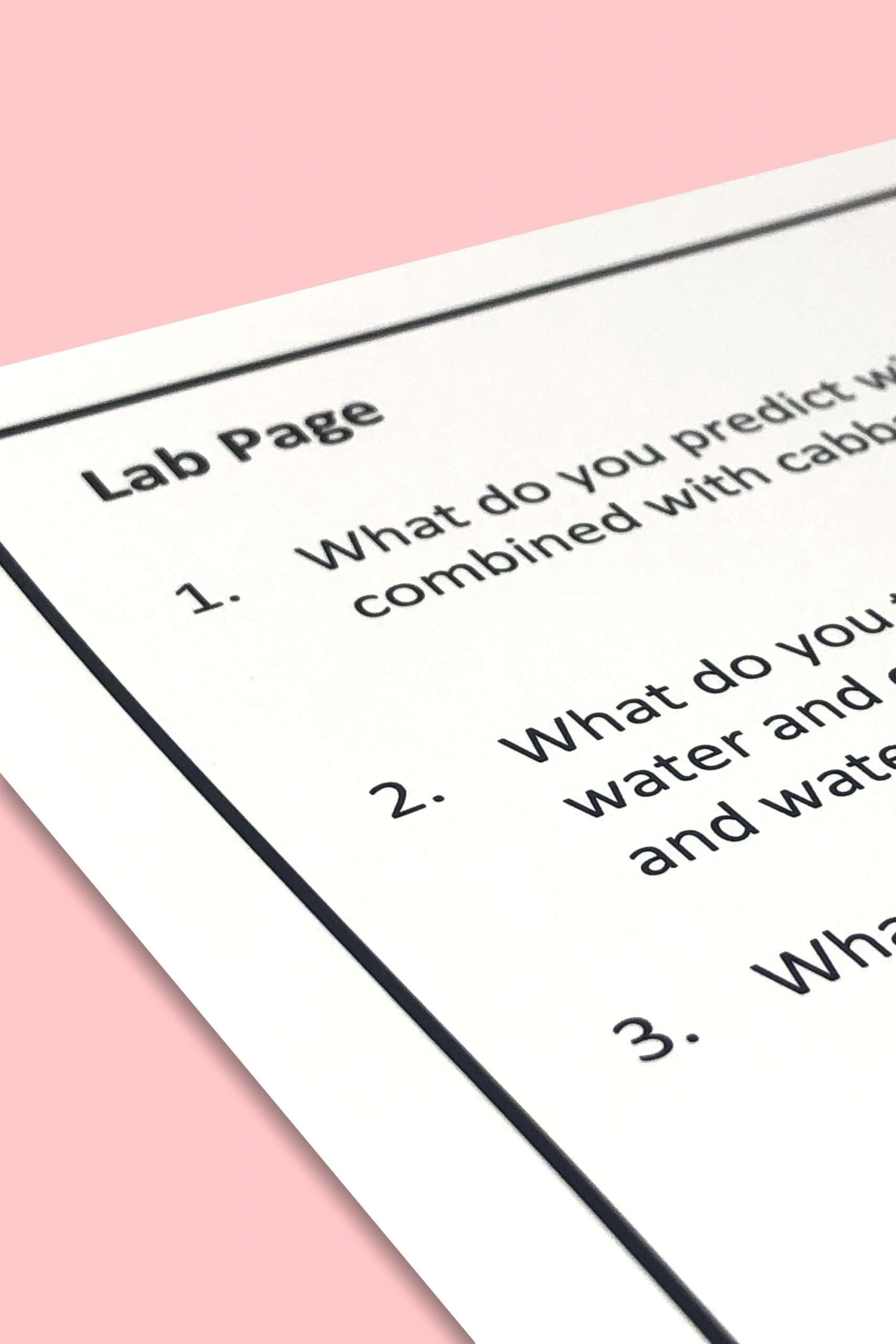 Exothermic Chemical Reaction Lab
