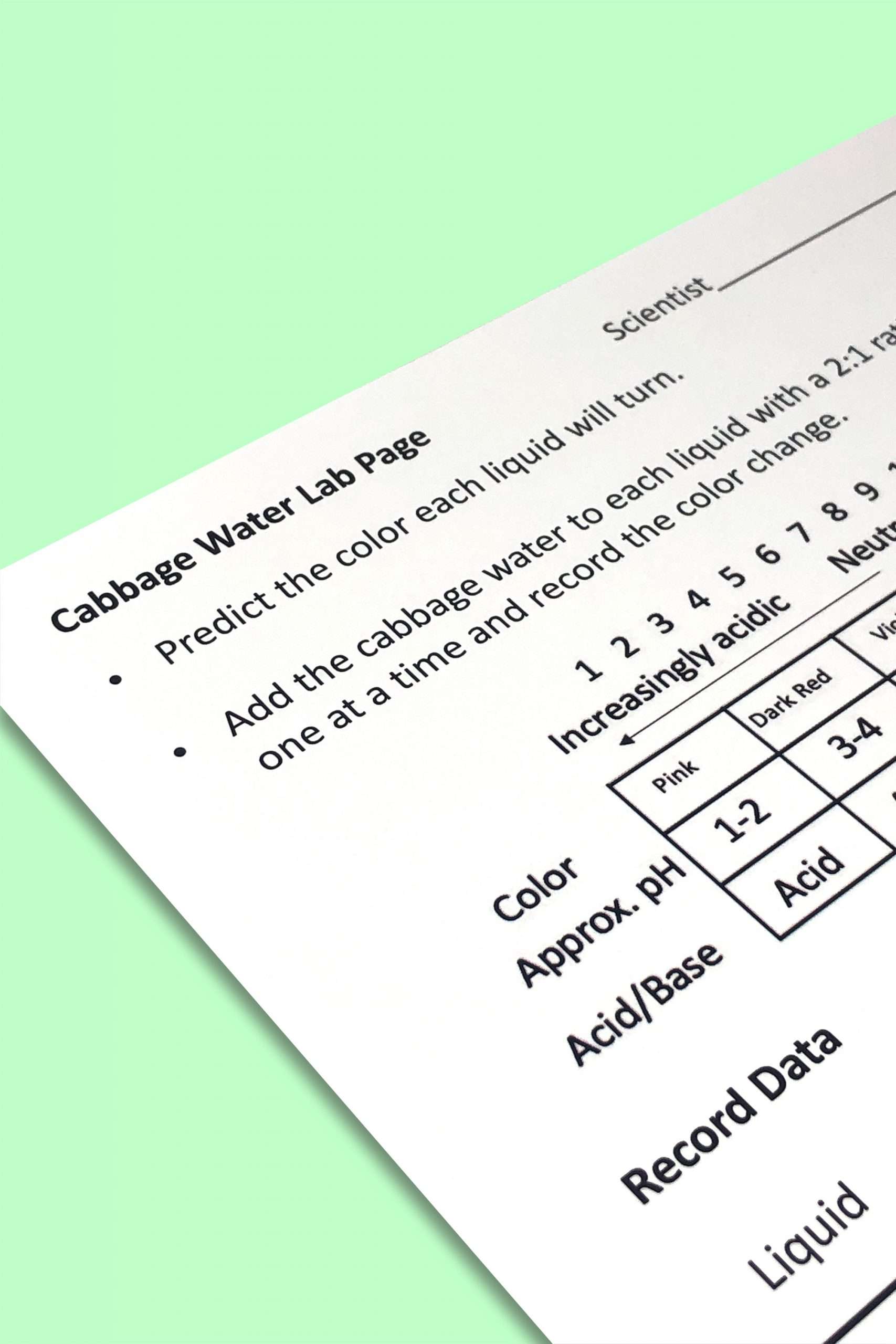 Acids and Bases Unit for Middle School Science