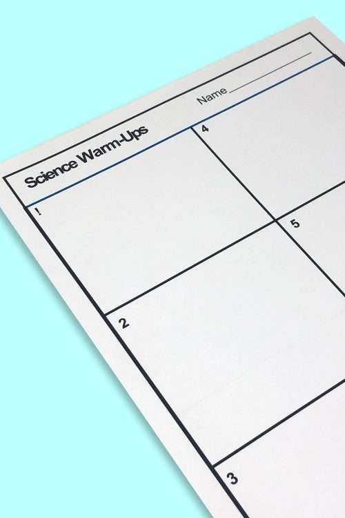 Physical Science Bellringers