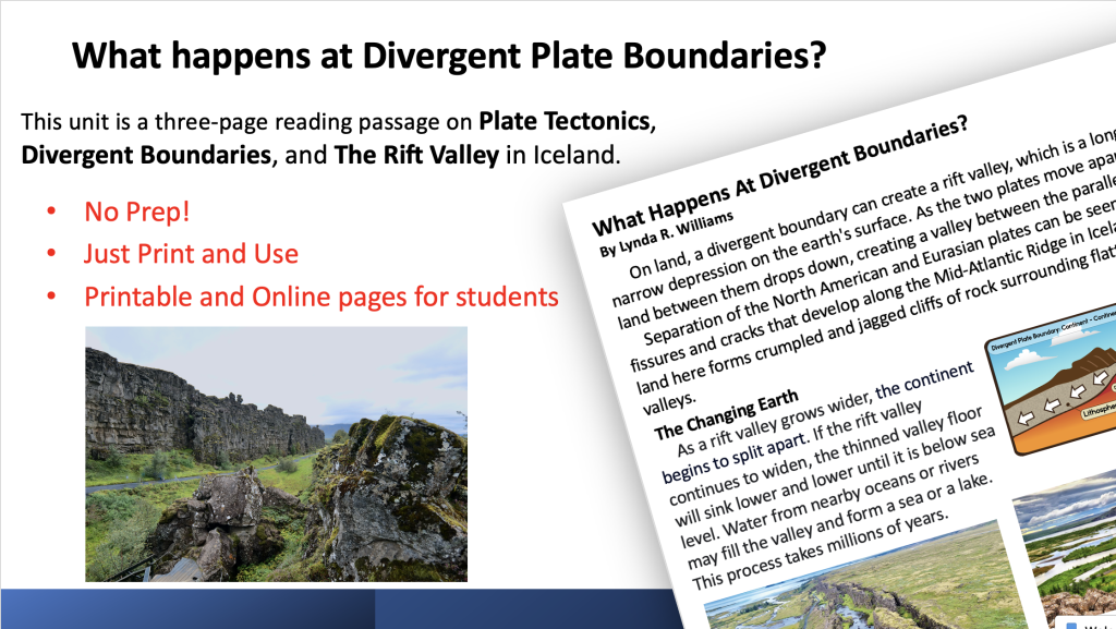 Plate Tectonics and Divergent Boundaries