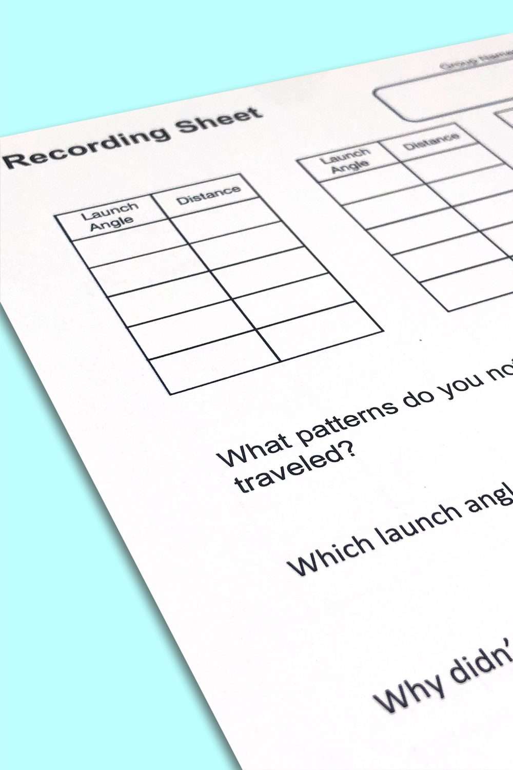 Slingshot Rocket STEM Engineering Activity