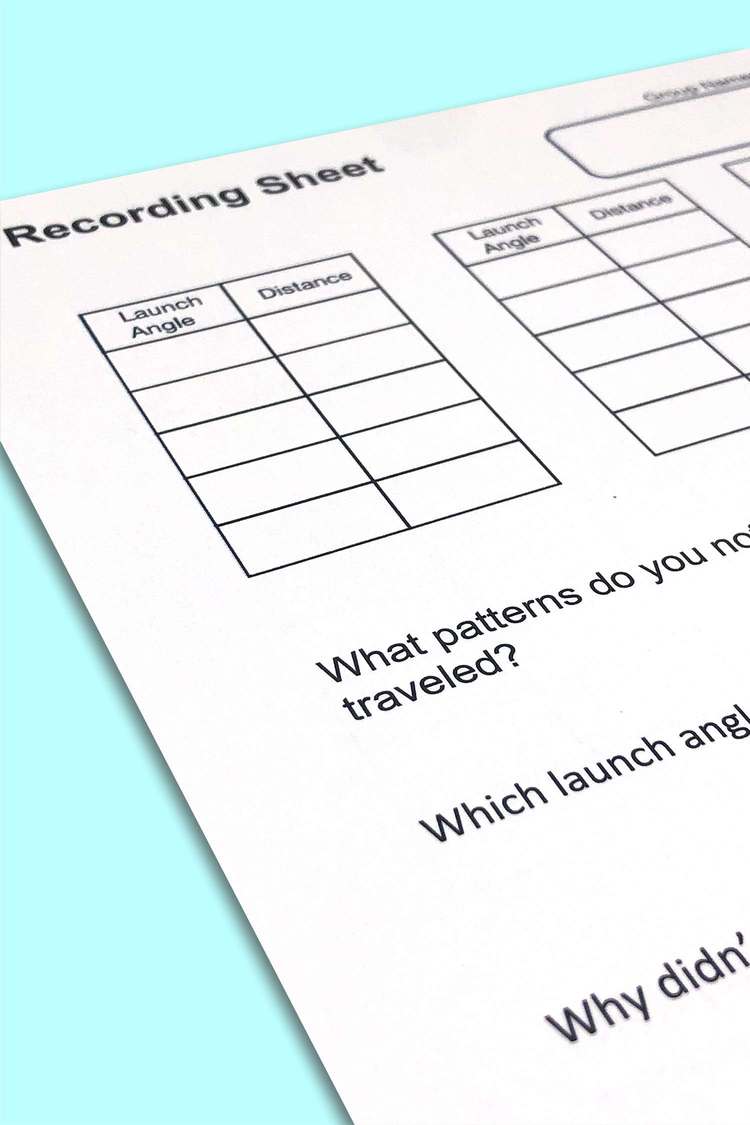 Slingshot Rocket STEM Engineering Activity