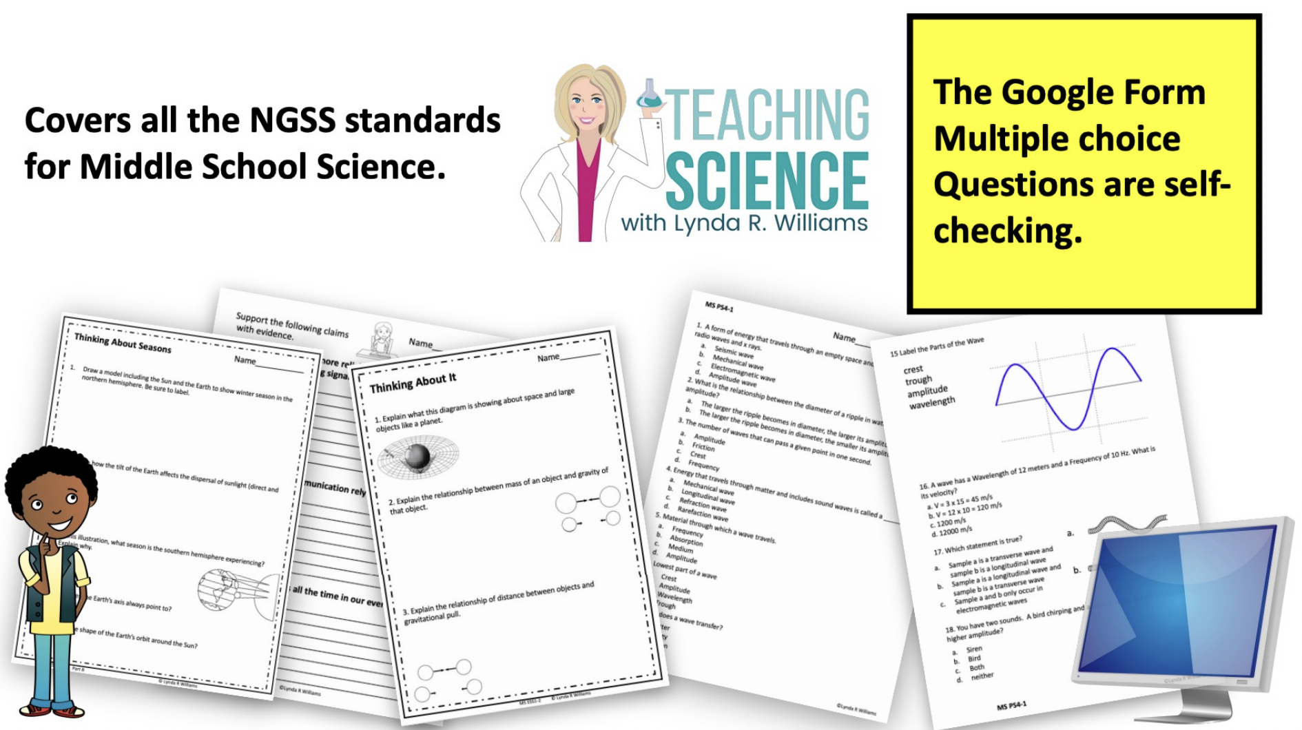 Science Assessments Bundle for NGSS Test Prep