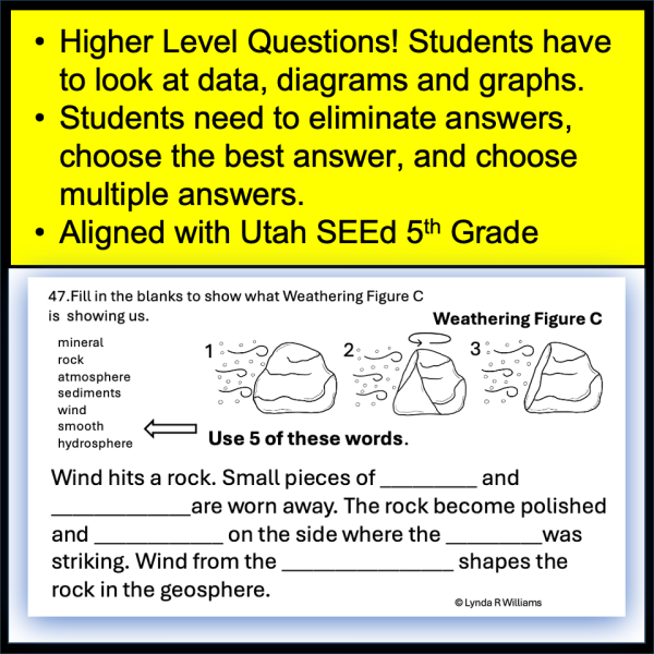 Utah RISE 5th Grade Practice Test for Utah SEEd 5th Grade