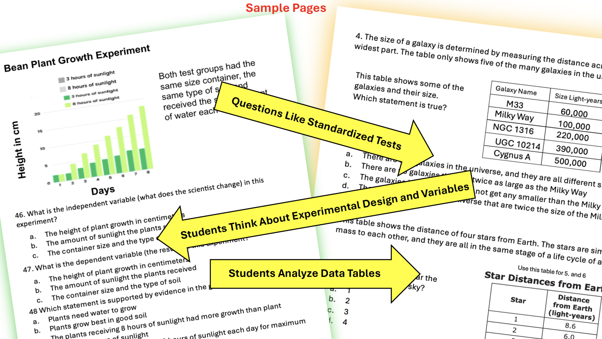 AzSci Practice Test for Arizona 5th Grade Science Test Prep and Science ...