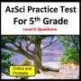 AzSci Practice Test for Arizona 5th Grade Science Test Prep and Science ...