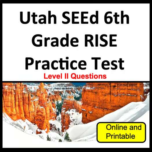 Preparing for the Utah Rise Test in Science - Teaching Science with ...