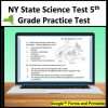 New York State Science Test Practice for 5th Grade Science