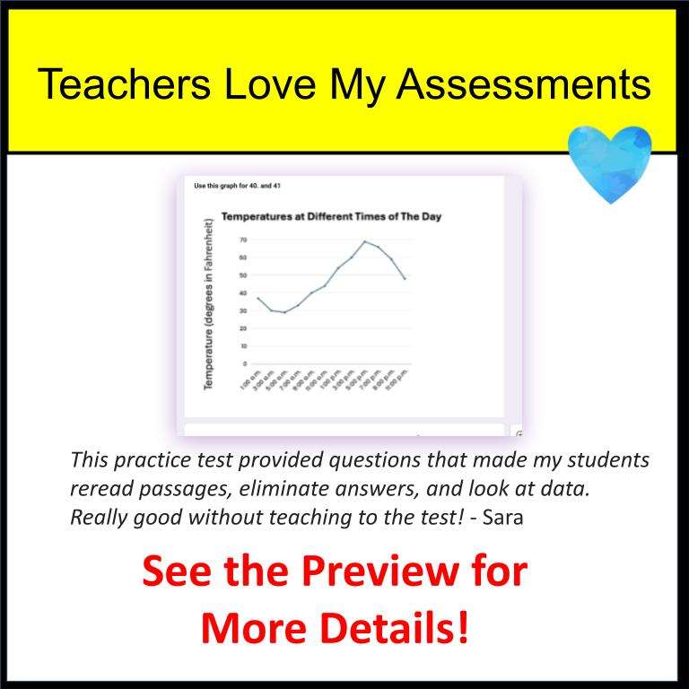 MCAS Practice Test 5th Grade Science Test Prep - Teaching Science with ...